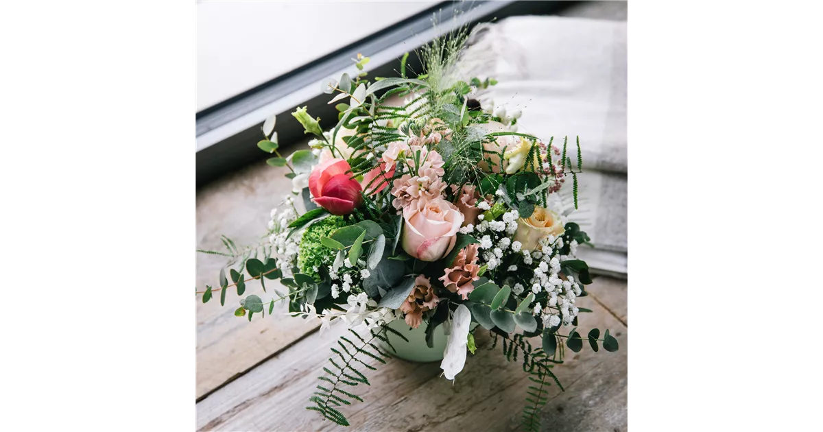 Blumengesteck , Gratulation! - Blumen-Gaab